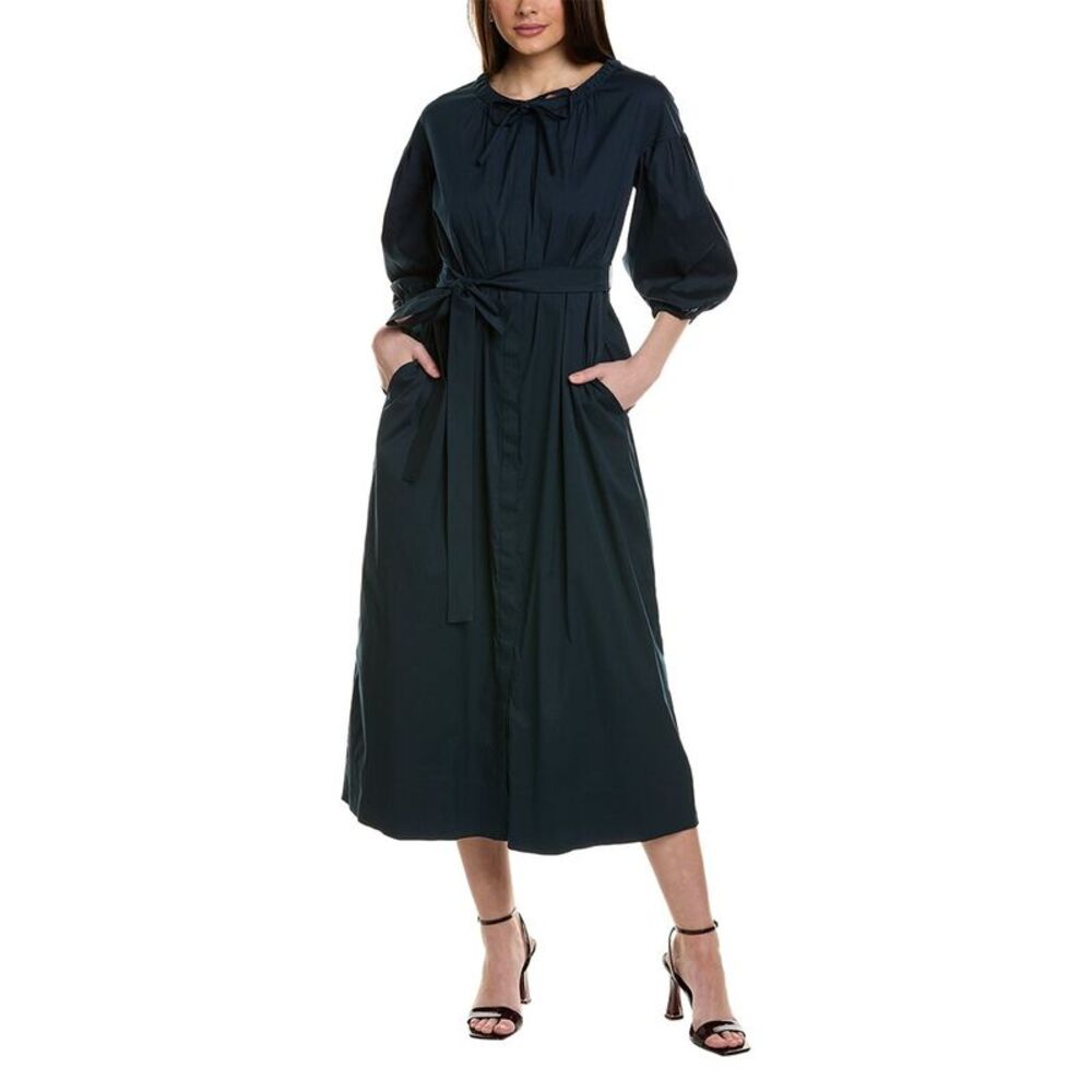 MaxMara | Dresses | Max Mara Womens S Canto Midi Dress Blue | Poshmark